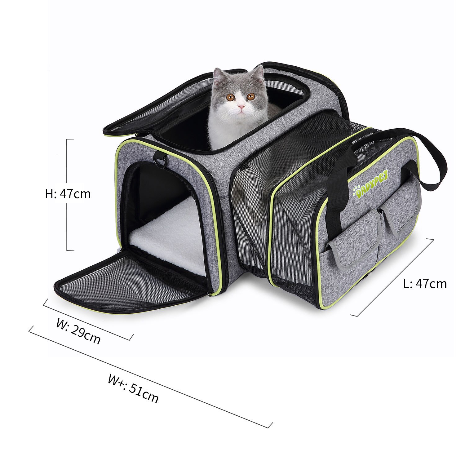 Luxury Expandable Cat Carrier Backpack Portable Sm... – Grandado