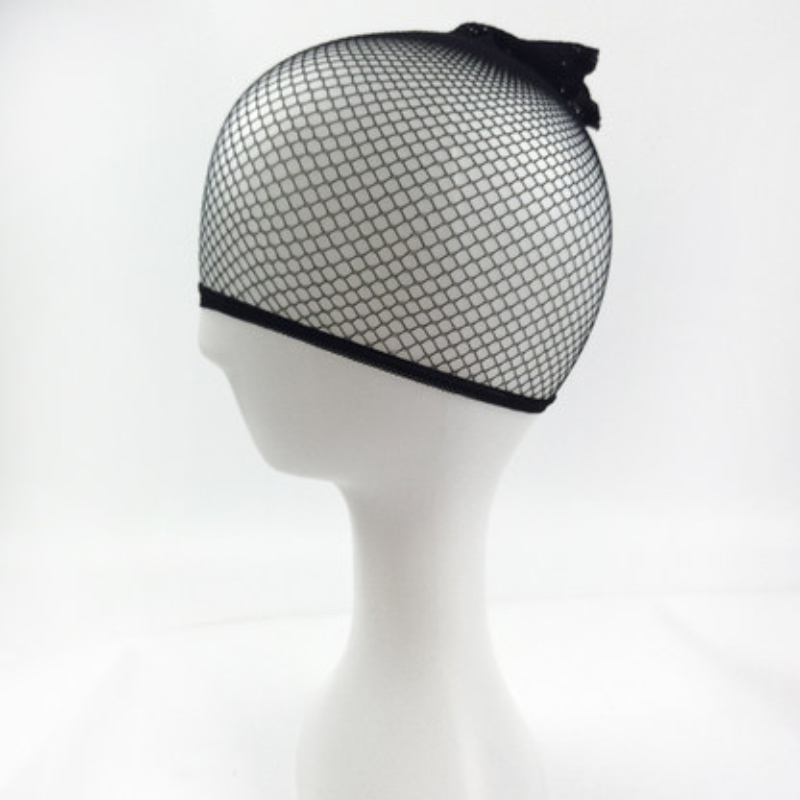 Svart snood nylon hårnät material för peruktillver... – Grandado