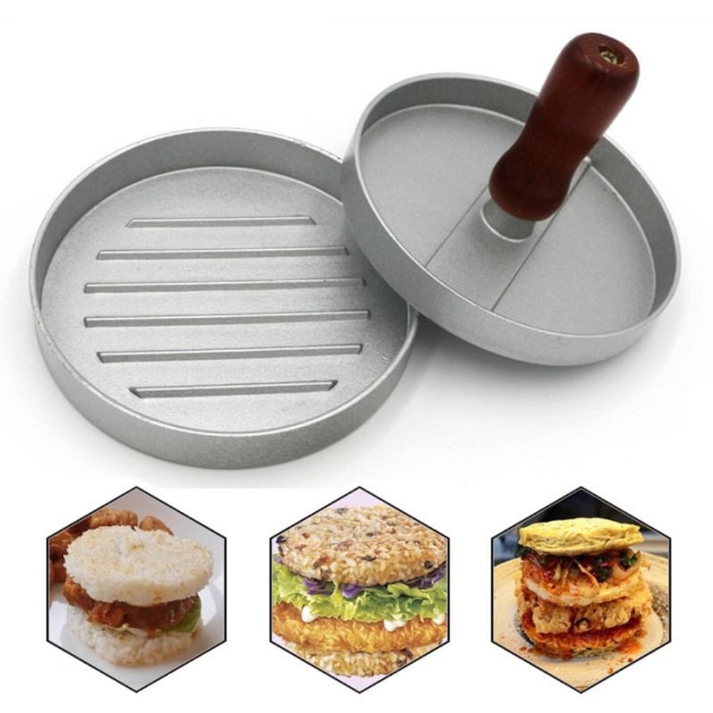 Round Shape Hamburger Press Aluminum Alloy + ABS H... – Grandado