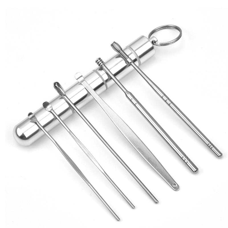 Stainless Steel Spiral Ear Pick Spoon Set Ear Wax ... – Grandado