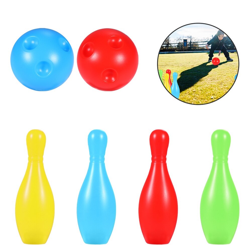 1 Set Bowling Pins and Balls Parent-child Sport To... – Grandado