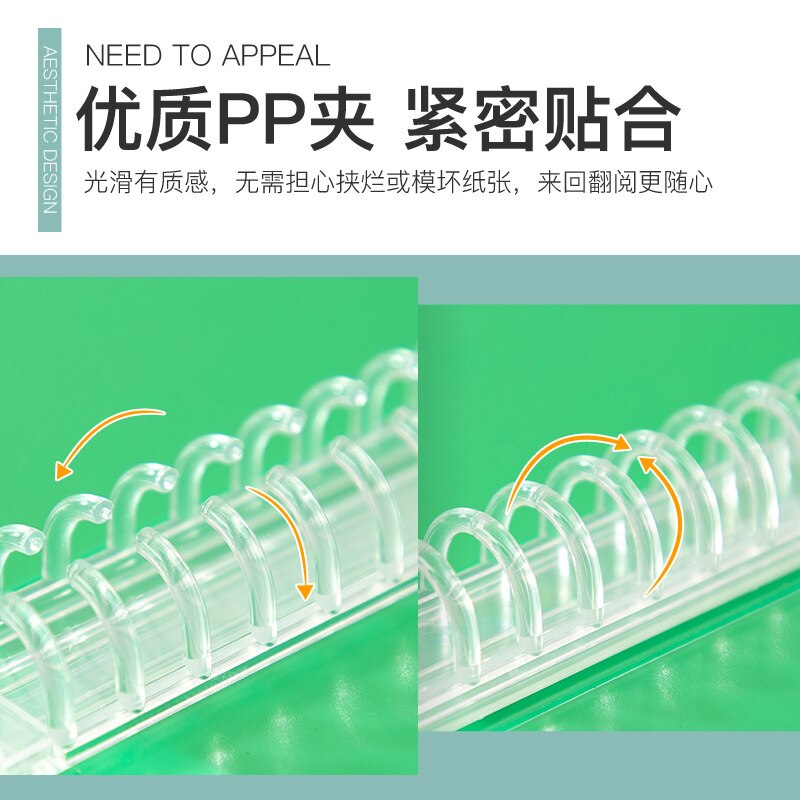 2PCS/Package A5 Frosted Transparent Plastic File F... – Grandado