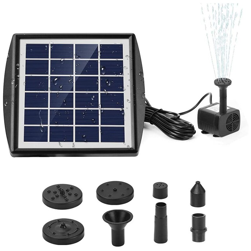 Solar Water Pomp Voor Fonteinen Met Panel 2.0W Upg... – Vicedeal