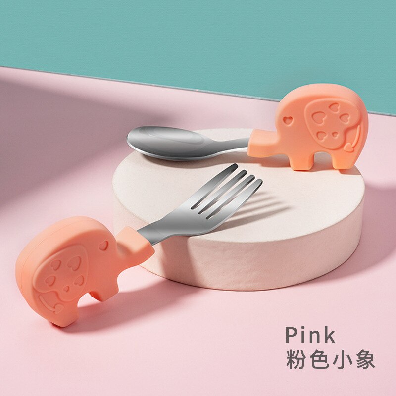 Baby Servies Set Kinderen Gebruiksvoorwerp Rvs Peu... – Grandado