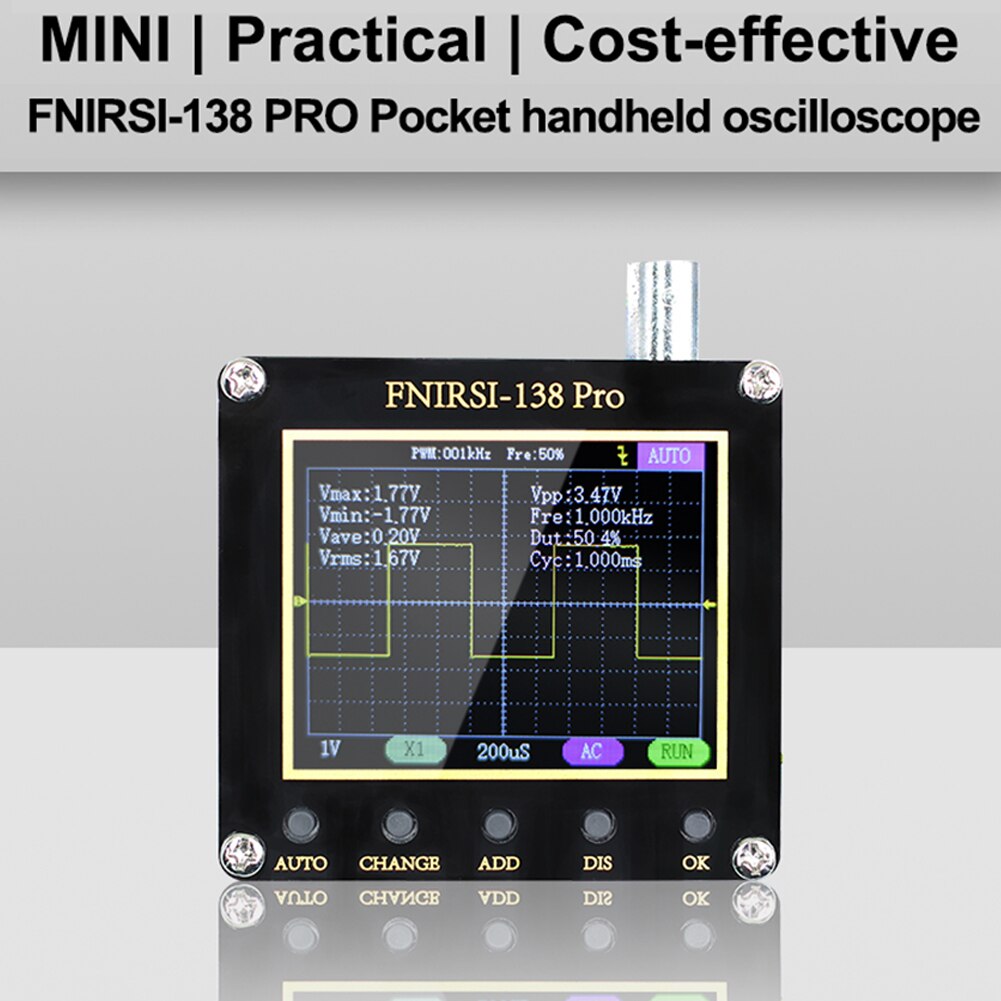 FNIRSI 138pro Handheld Digital Oscilloscope Adjust... – Vicedeal