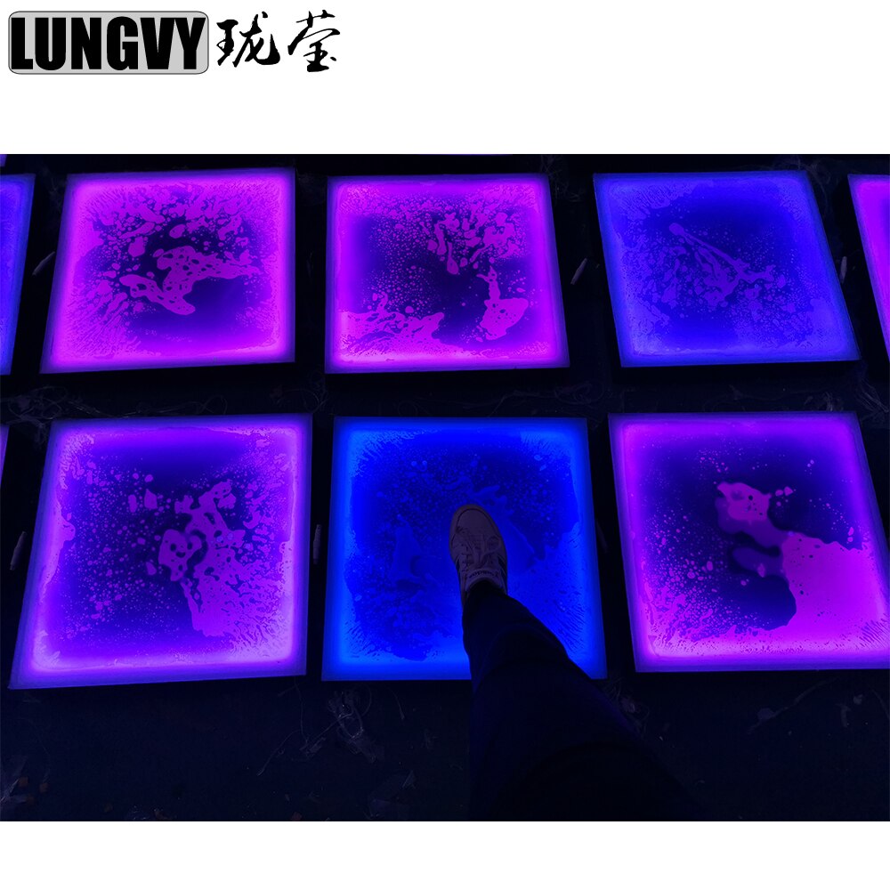 50cmx50cm RGB 3IN1 Liquid Led Dancing Floor RGB We... – Vicedeal