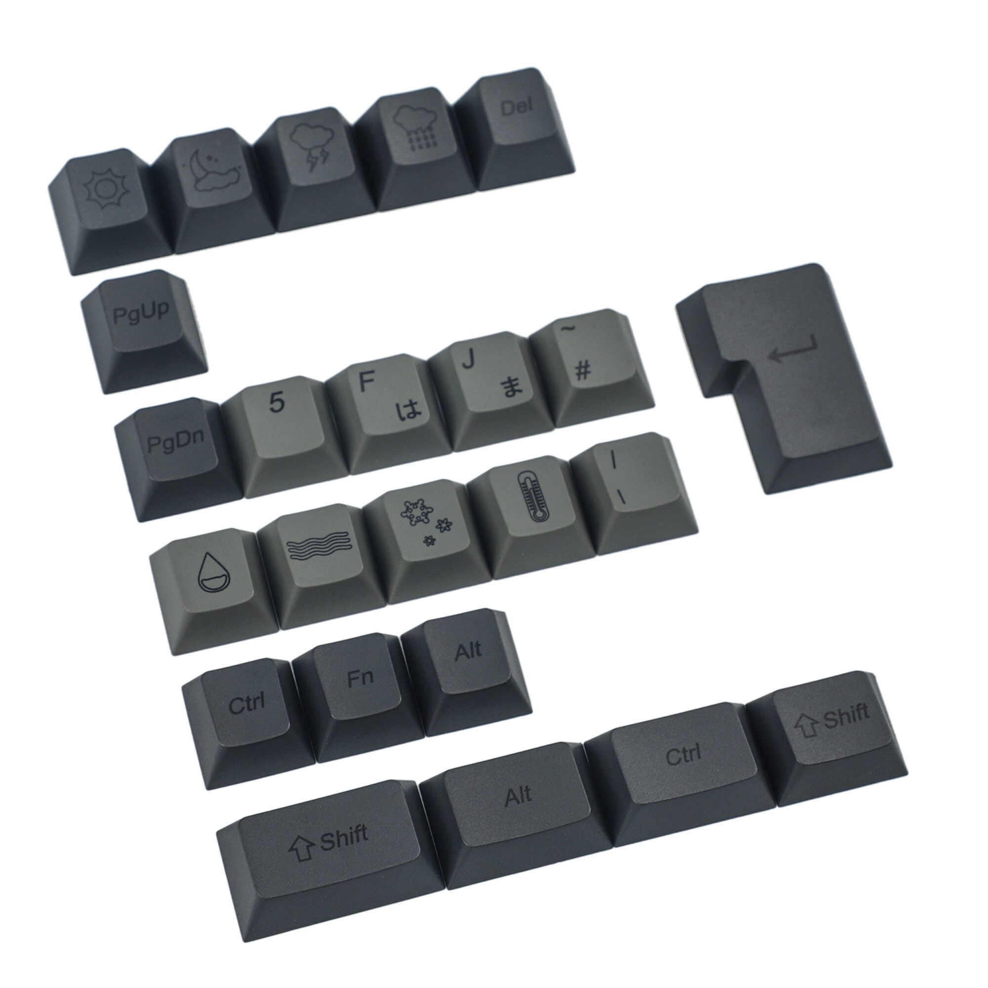 Cherry Profile Dolch Dye Sub Japanese Keycaps Thic... – Grandado