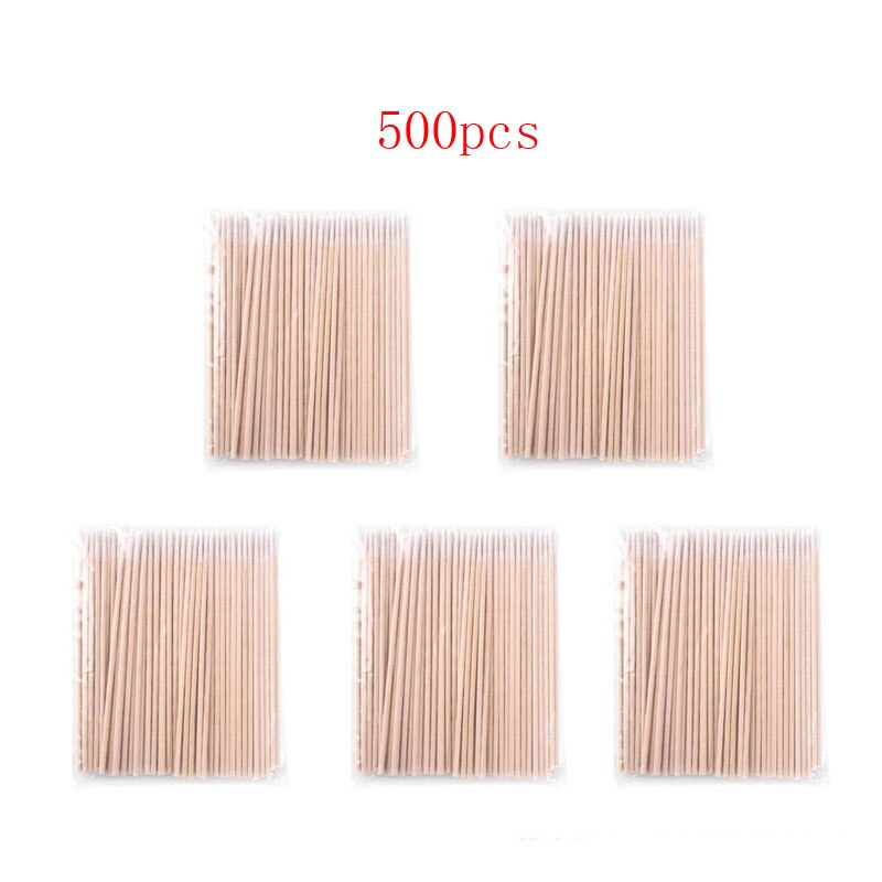 100/300/500pcs Disposable Wood Cotton Buds Swabs L... – Grandado