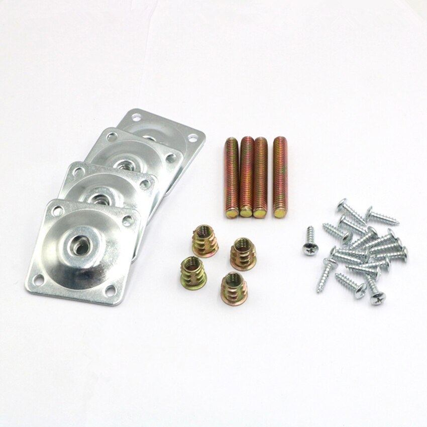 Leg Mounting Plates, Furniture Leg Attachment Plat... – Grandado