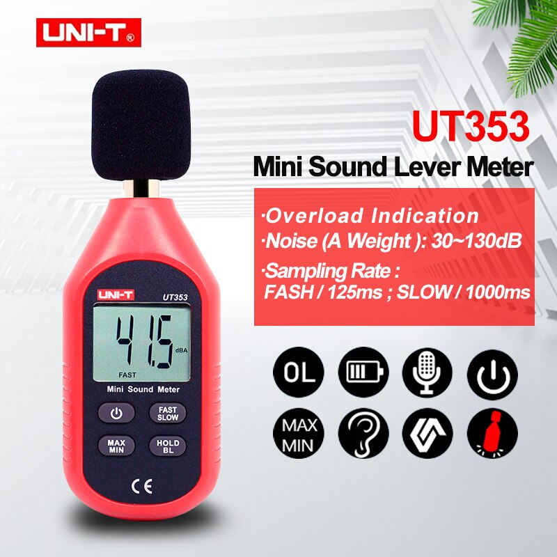UNI-T Mini Light Meter Digital Luxmeter UT333 UT35... – Vicedeal