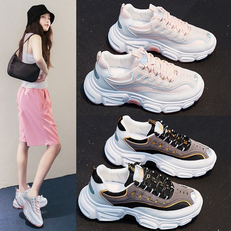 Sneakers Women Casual Shoes Chunky Flat Anti-Slip ... – Grandado