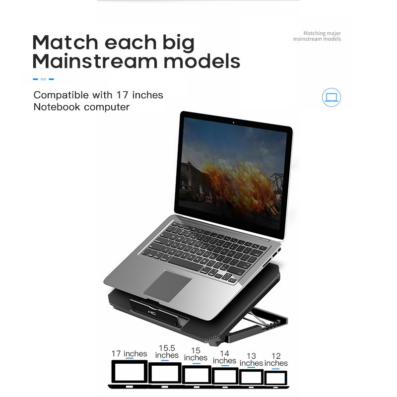 USB Adjustable Laptop Radiator Ice-sealed Air-cool... – Vicedeal