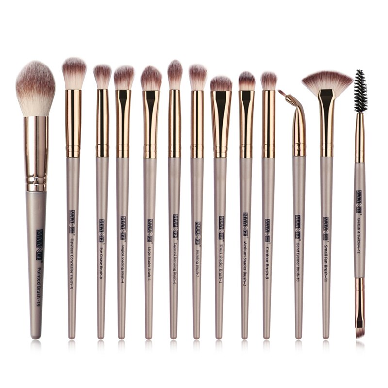13pcs Pro Makeup Brushes Set Eye Shadow Blending E... – Grandado