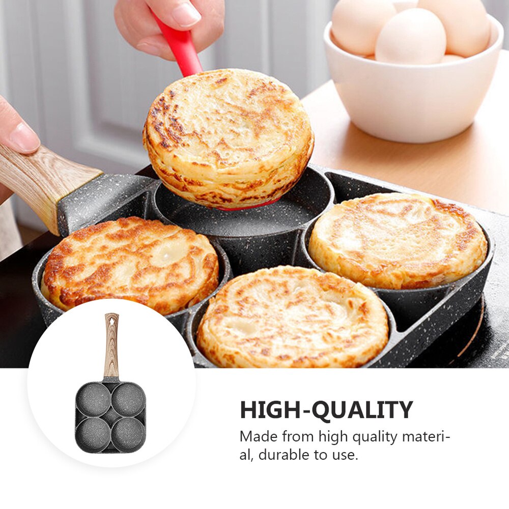 1pc 4-Cup Egg Cooking Prop Non Stick Frying Pan Br... – Grandado