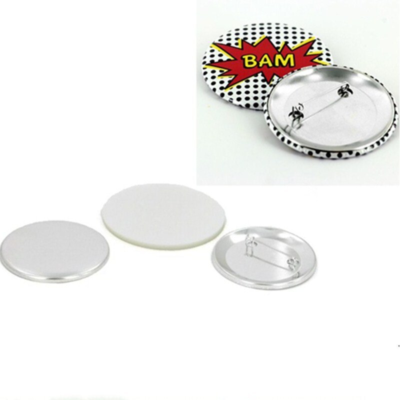 500Pcs 44Mm Metal Back Diy Badge Button Pins Blank... – Grandado