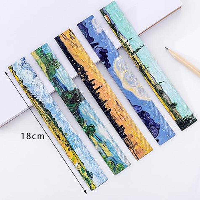 Regla de de pintura, papelería, regla bonita magné... – Grandado