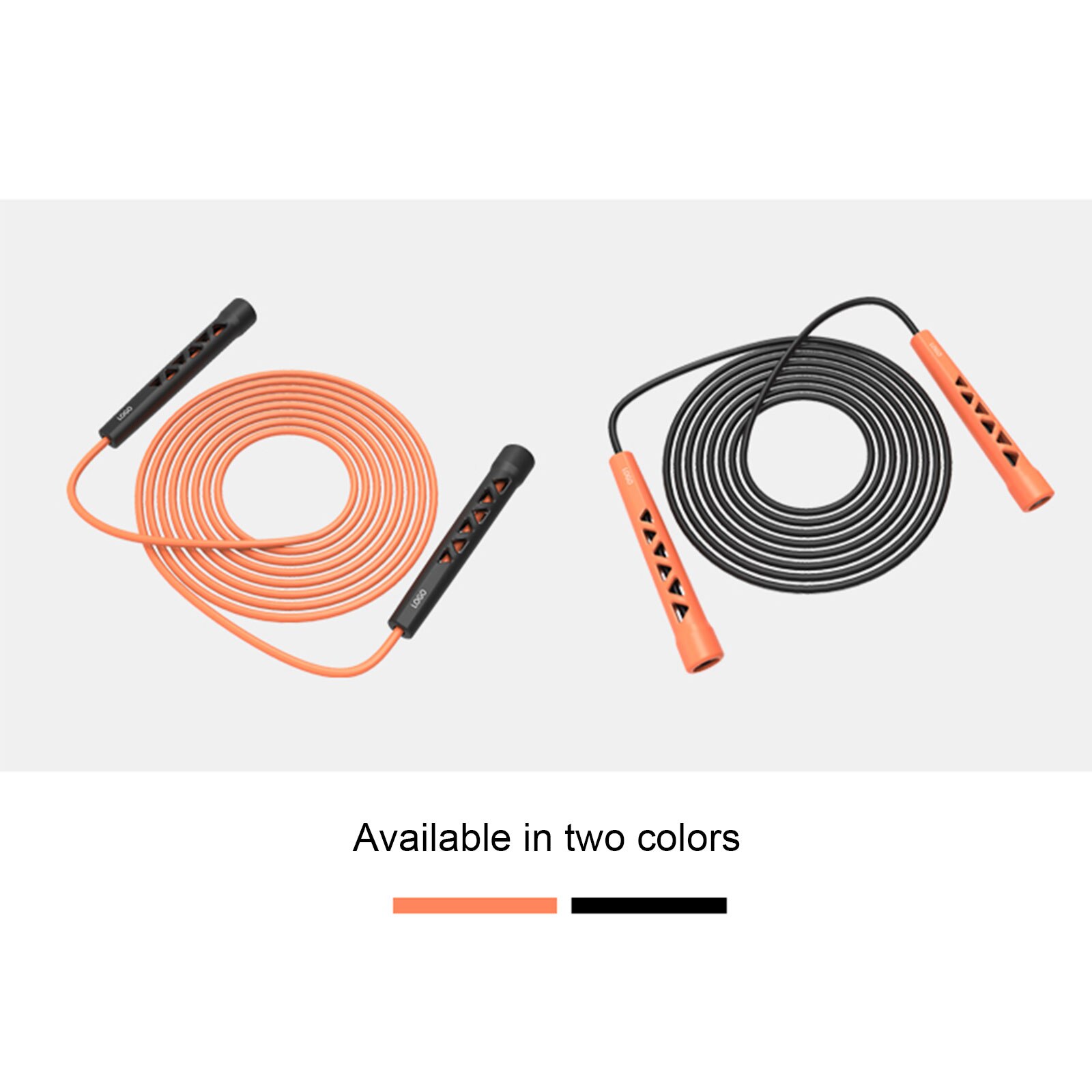 Black Orange Handle Skipping Rope PP Sports Skippi... – Grandado