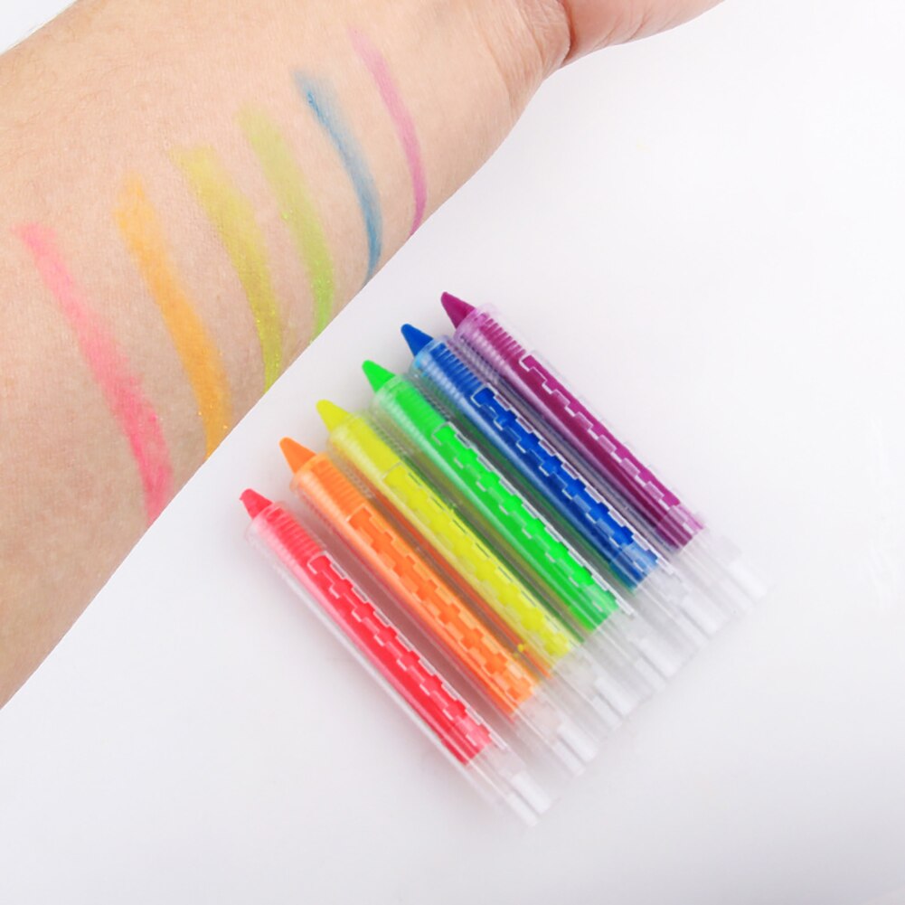 Washable Face Paint Kit Chalk Pencils Splicing Str... – Vicedeal