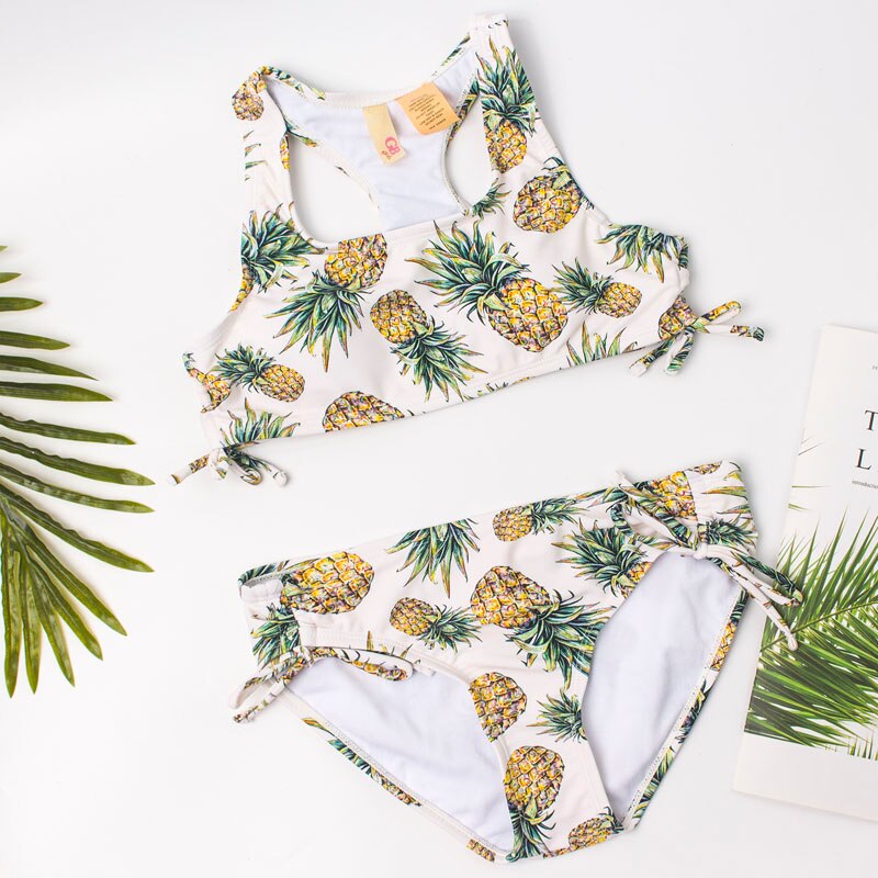7-16 Years Children's Swimwear Kids Pineapple ... – Grandado
