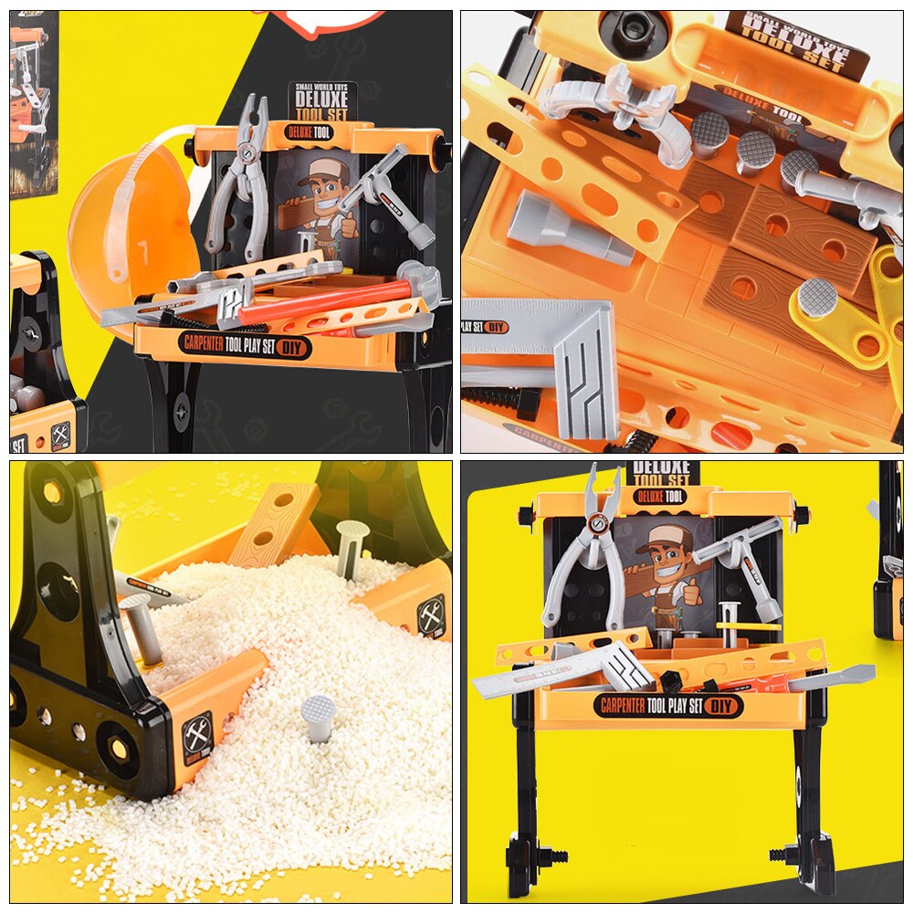 1 Set Children Carpenter Tool Toy Set Woodworking ... – Grandado