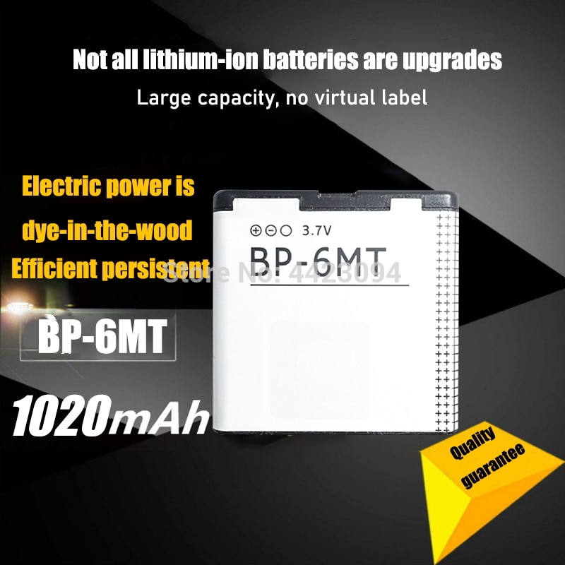 1pc bp -6mt batterij voor nokia 6720c e51 e51i n78... – Grandado