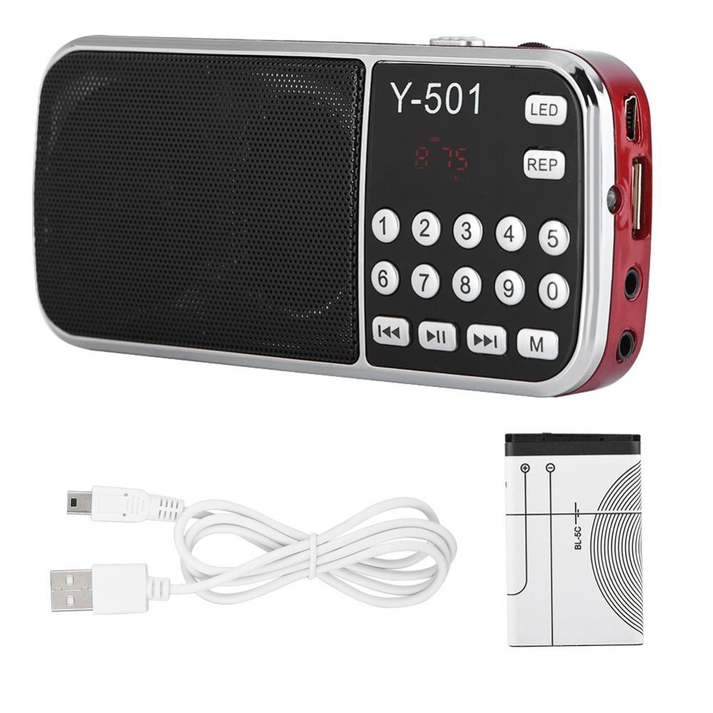 Y-501 FM Radio 78-108MHz Stereo High Sensitivity N... – Grandado