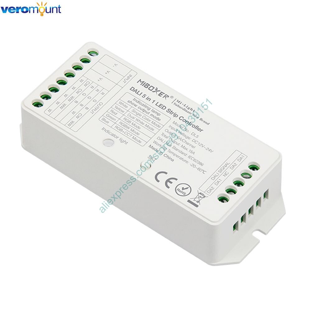 MiBoxer DL5 DALI 5 in 1 LED Strip Controller DC 12... – Grandado