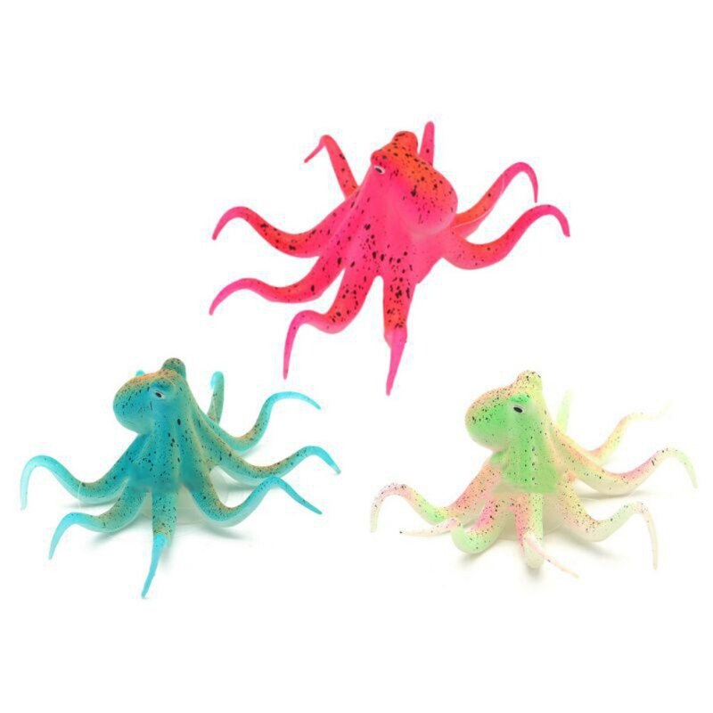 Aquarium Artificial Octopus Night Luminescent Octo... – Grandado