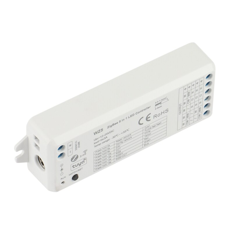 WZ5 Tuya Zigbee Led Controller DC12V 24V 5In1 Dimm... – Vicedeal