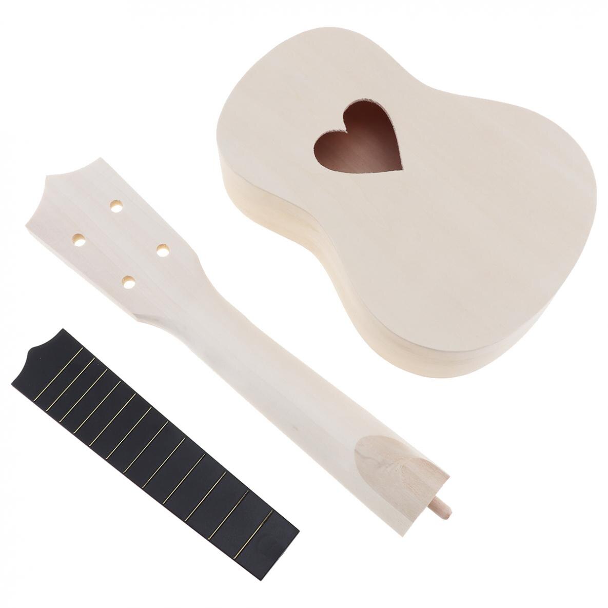 21 Inch Soprano Ukulele DIY Kits Basswood Hawaii G... – Grandado