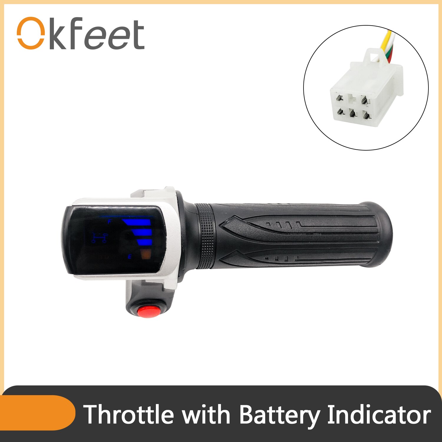 Wuxing Throttle Electric Bike LCD Battery Indicato... – Vicedeal