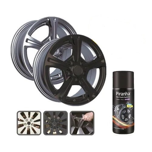 Piranha 11272 Matt Black Car Rim Paint and Surface... – Grandado