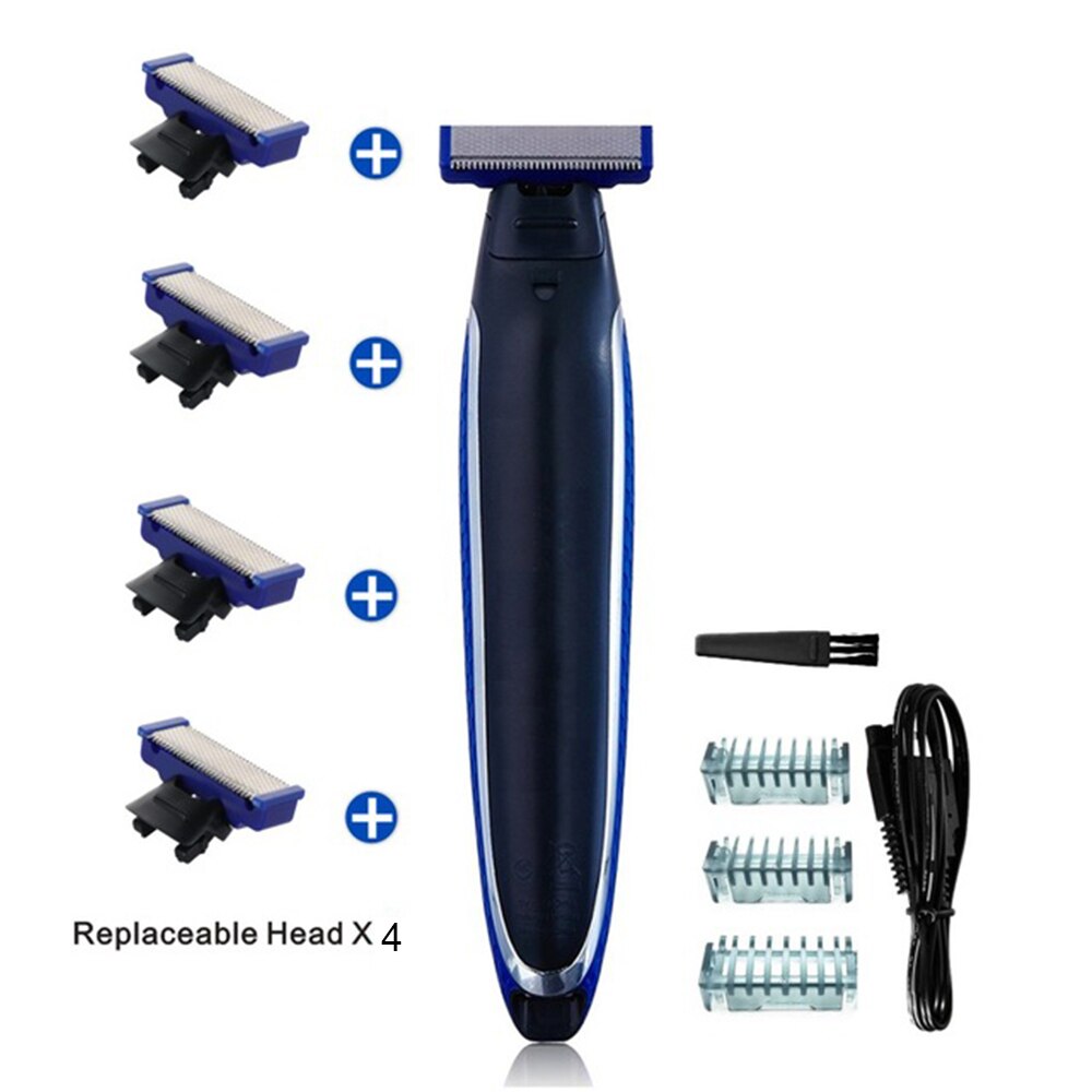 USB Rechargeable Men Shaver Edged Razor Nose Hair ... – Vicedeal