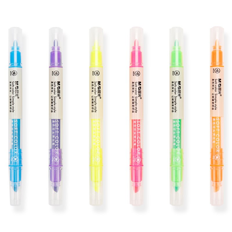 Double head highlighter Office and learning focus ... – Grandado