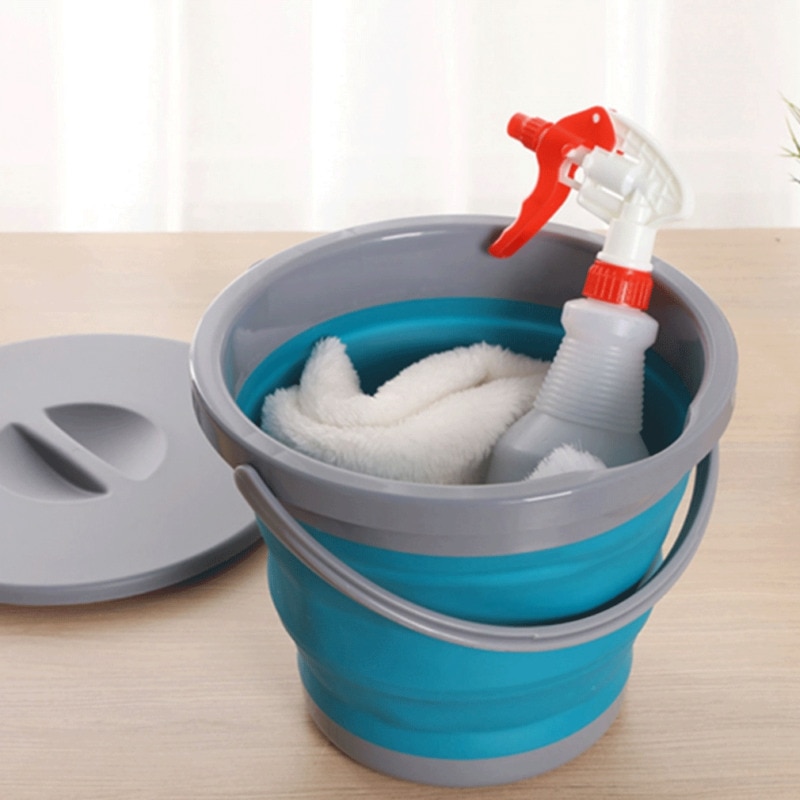 5L Folding Collapsible Silicone Bucket Outdoor Cam... – Grandado