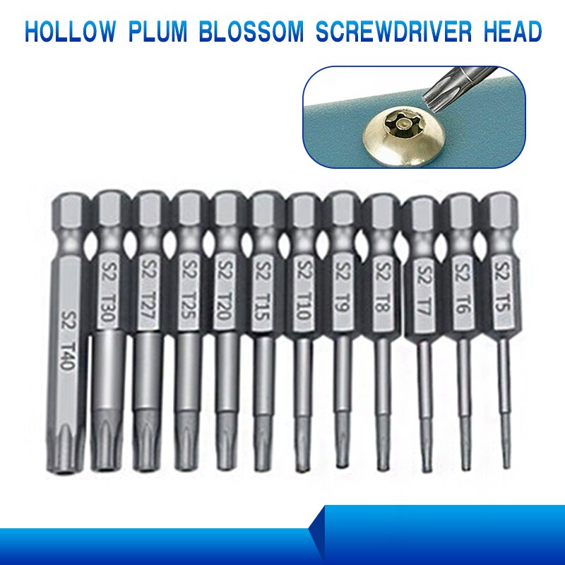 12 stks 50mm Magnetische Schroevendraaier Bit Set ... – Vicedeal