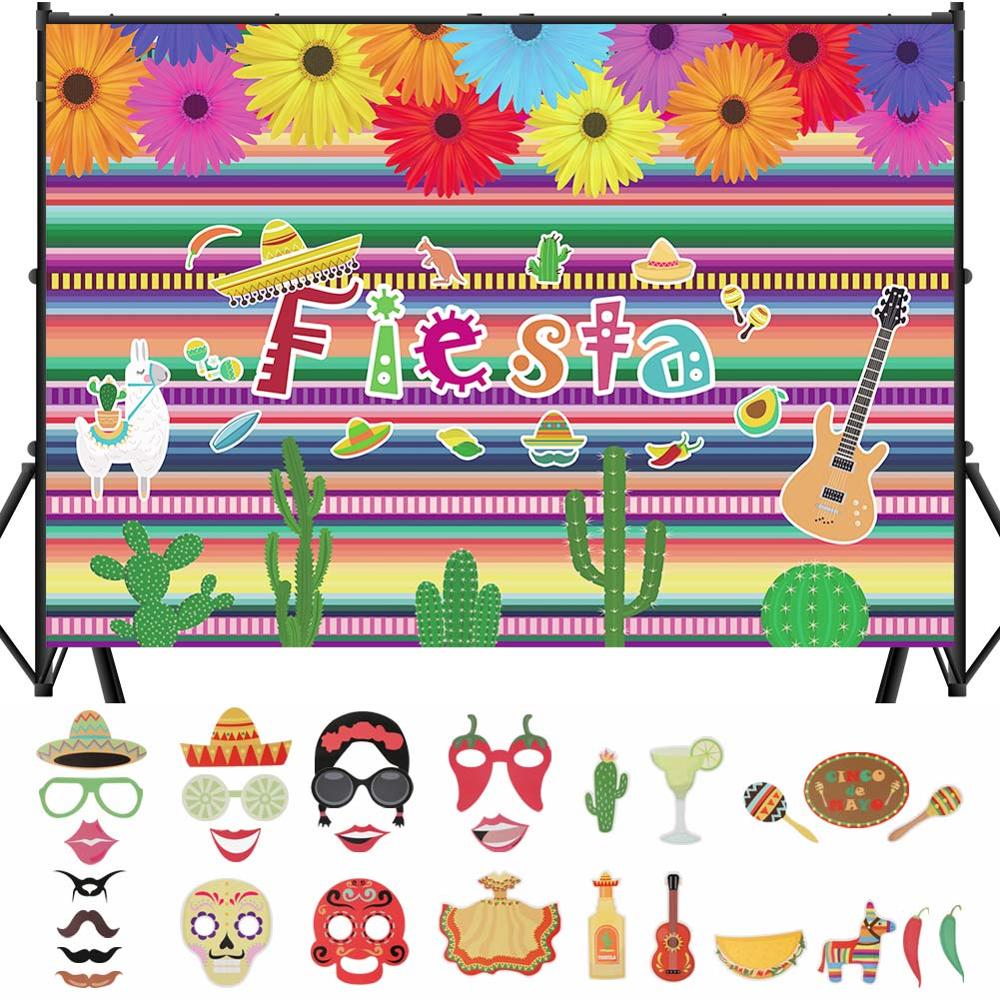 OurWarm Mexican Party Photo Backdrop Studio Props ... – Grandado