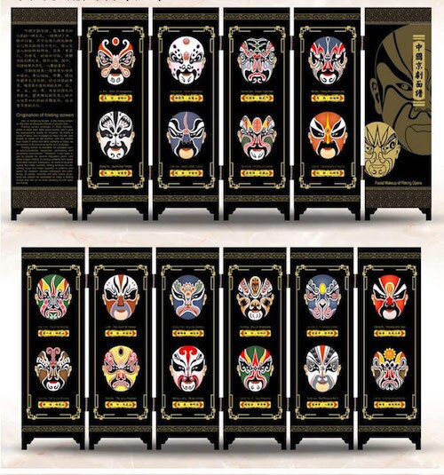 Office Table MINI Folding Screens 6 Joined Panels ... – Grandado