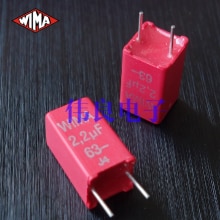 2PCS WIMA 63V2.2uF 225 MKS2 Series Film Capacitors... – Grandado