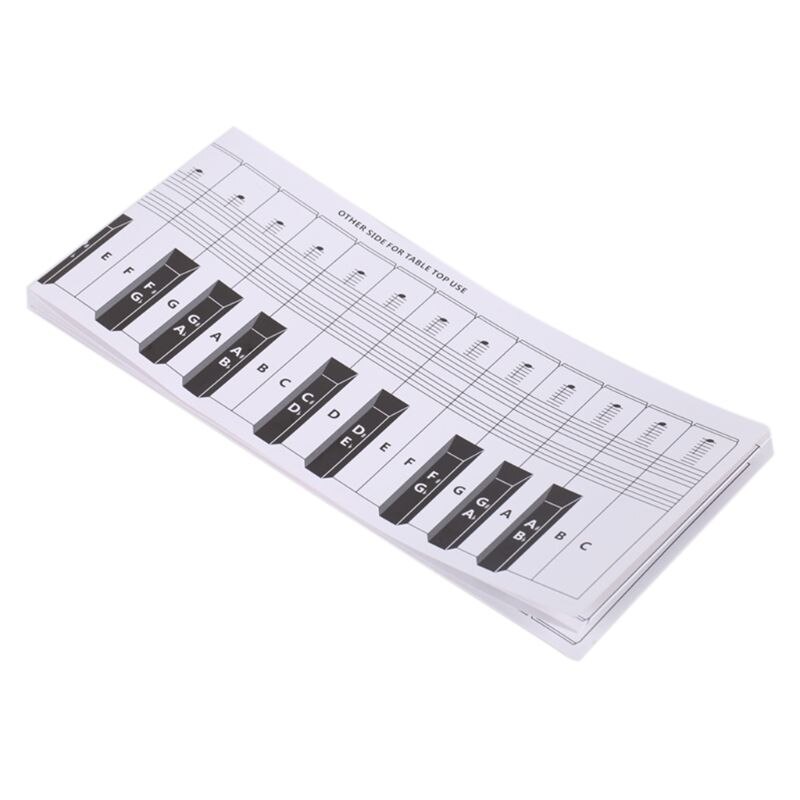 88 Keys Piano Keyboard Fingering Practice Chart Sh... – Grandado