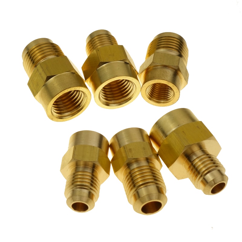 3pcs 1/4" 5/16" 3/8" Tube OD x 1/8" 1/4" NPT Brass... – Vicedeal