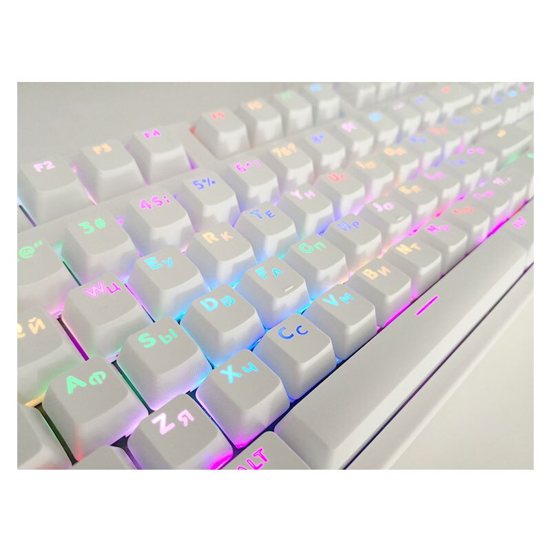 Russian Korean Transparent Keycaps 104 for Mechani... – Vicedeal