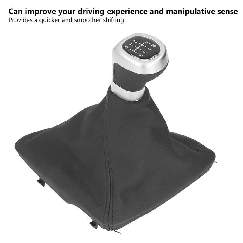Gearshift Stick Boot 6 Speed Gear Shift Knob Gaito... – Vicedeal
