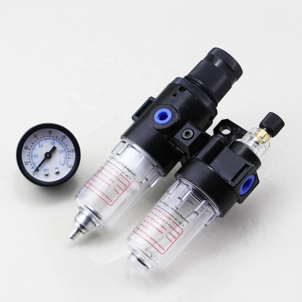 Port Size 1/4 Air Pneumatic Air Filter Combination... – Grandado