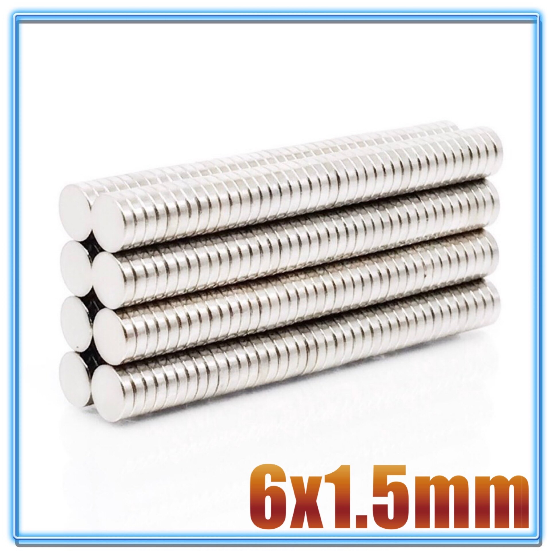 100Pcs Mini Small N35 Round Magnet 6*1 6x1.5 6x2 6... – Grandado