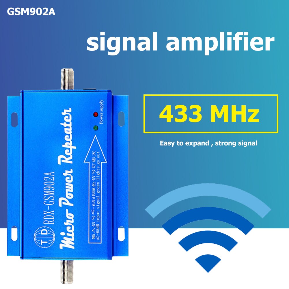 433MHz Mobile Phone Signal Booster Amplifier Repea... – Grandado