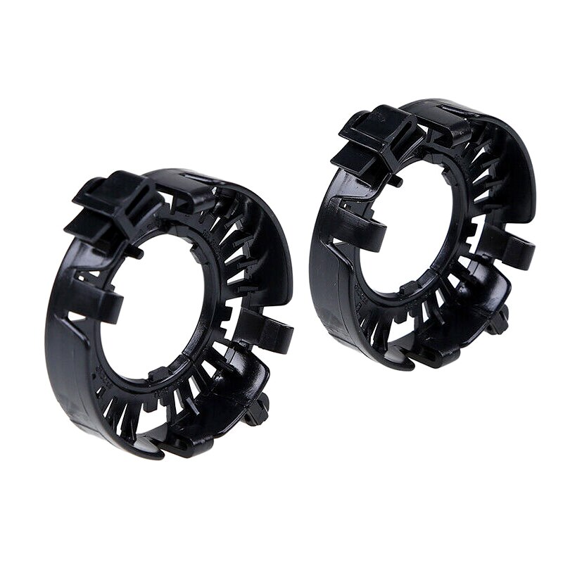 1 sæt hid forlygte pærer base adapter plast clips ... – Grandado
