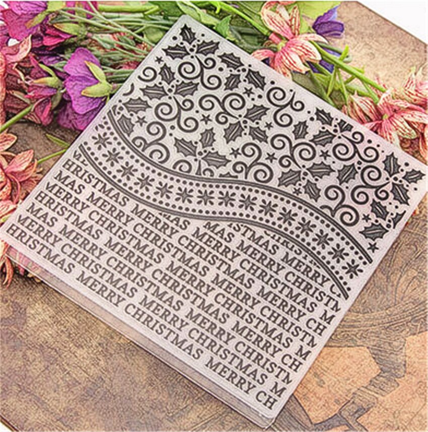 plastic Text craft card making paper card album we... – Grandado