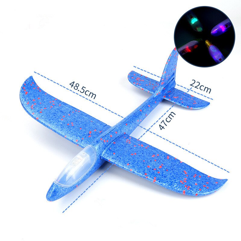 48CM Hand Throw Flying Glider Planes Foam Plane Ki... – Grandado
