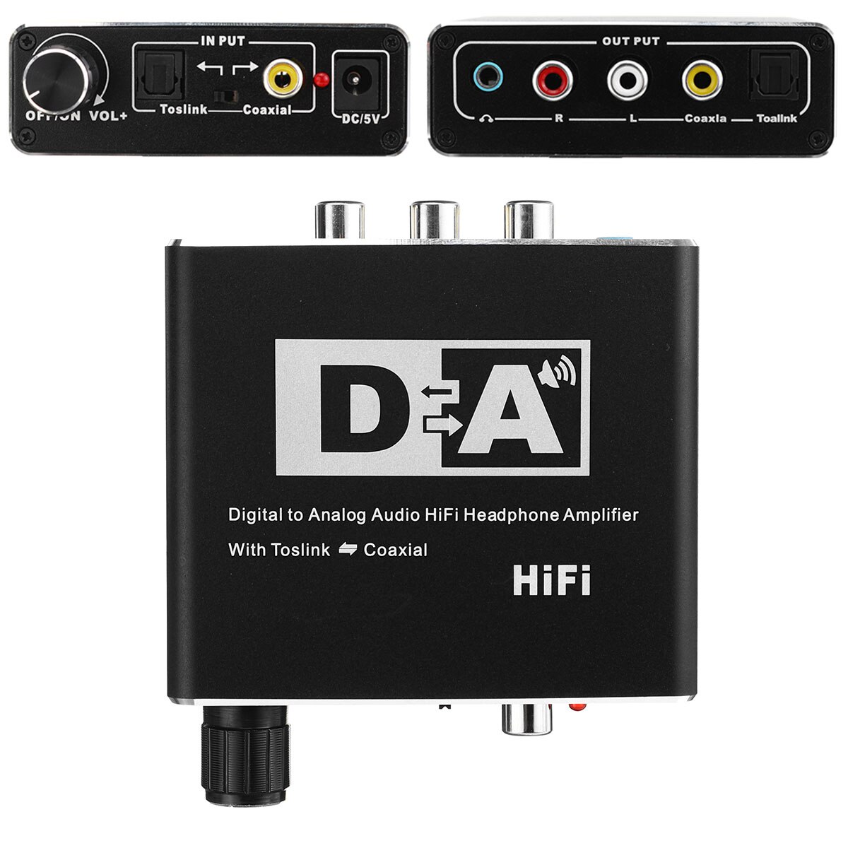 Digital to Analog Audio Converter Hifi DAC Amp 3.5... – Grandado